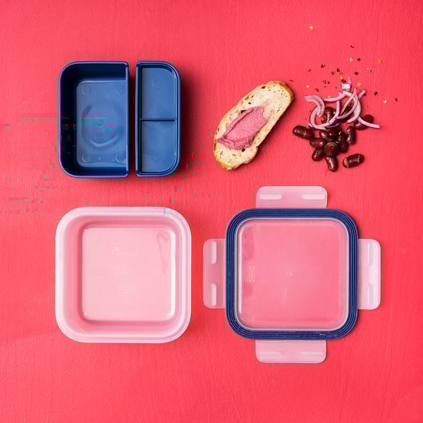 IKEA 365+ Insert for food container, set of 2, dark blue - IKEA