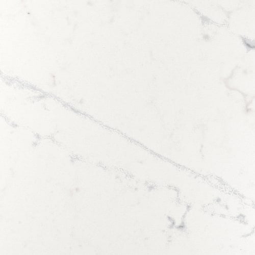 KASKER custom made worktop, white/light grey marble effect/quartz, 1 ...