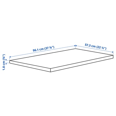 Adjustable Wardrobe Shelf 100x58 cm From KOMPLEMENT - IKEA