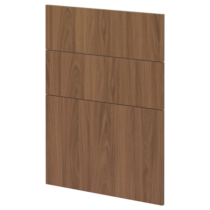 TISTORP brown walnut effect fronts - IKEA