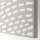 MISTUDDEN door, grey/patterned, 50x195 cm - IKEA