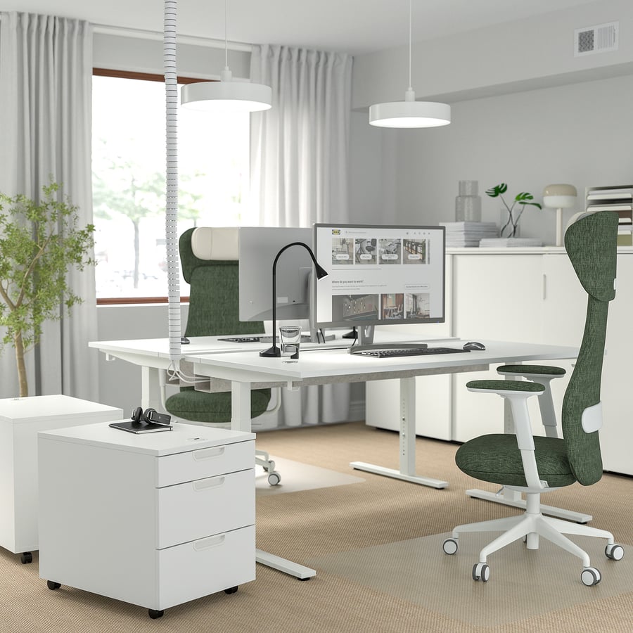 MITTZON desk, white, 160x80 cm - IKEA