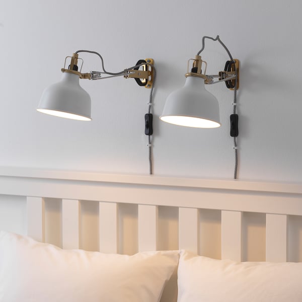 RANARP Wall/clamp spotlight - off-white - IKEA