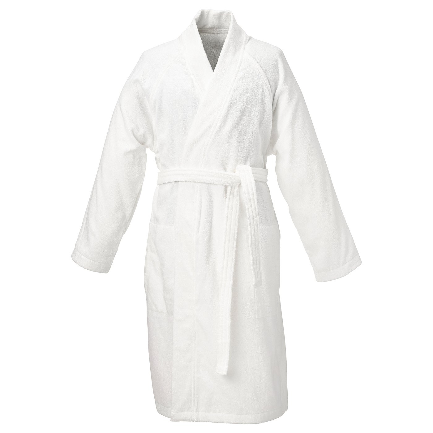 ROCKÅN bath robe, white, S/M - IKEA