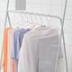 SLIBB drying rack, 2 levels, grey, 78x46x185 cm - IKEA