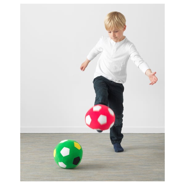 SPARKA Soft toy, football/green - IKEA