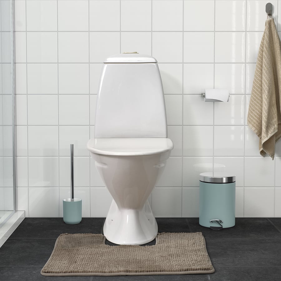 TOFTBO pedestal mat, beige, 55x60 cm - IKEA