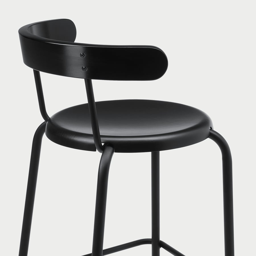 YNGVAR مقعد مرتفع, فحمي, 75 سم - IKEA