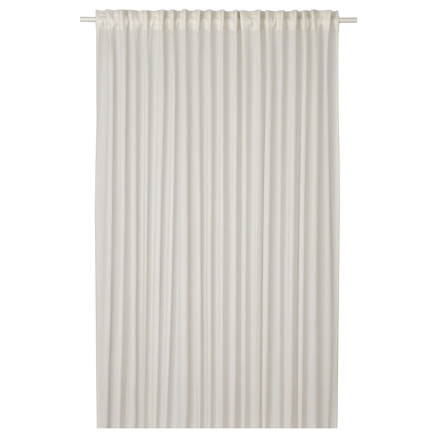 ÄNGSFRYLE sheer curtain, 1 piece, white/with heading tape, 300x350 cm ...