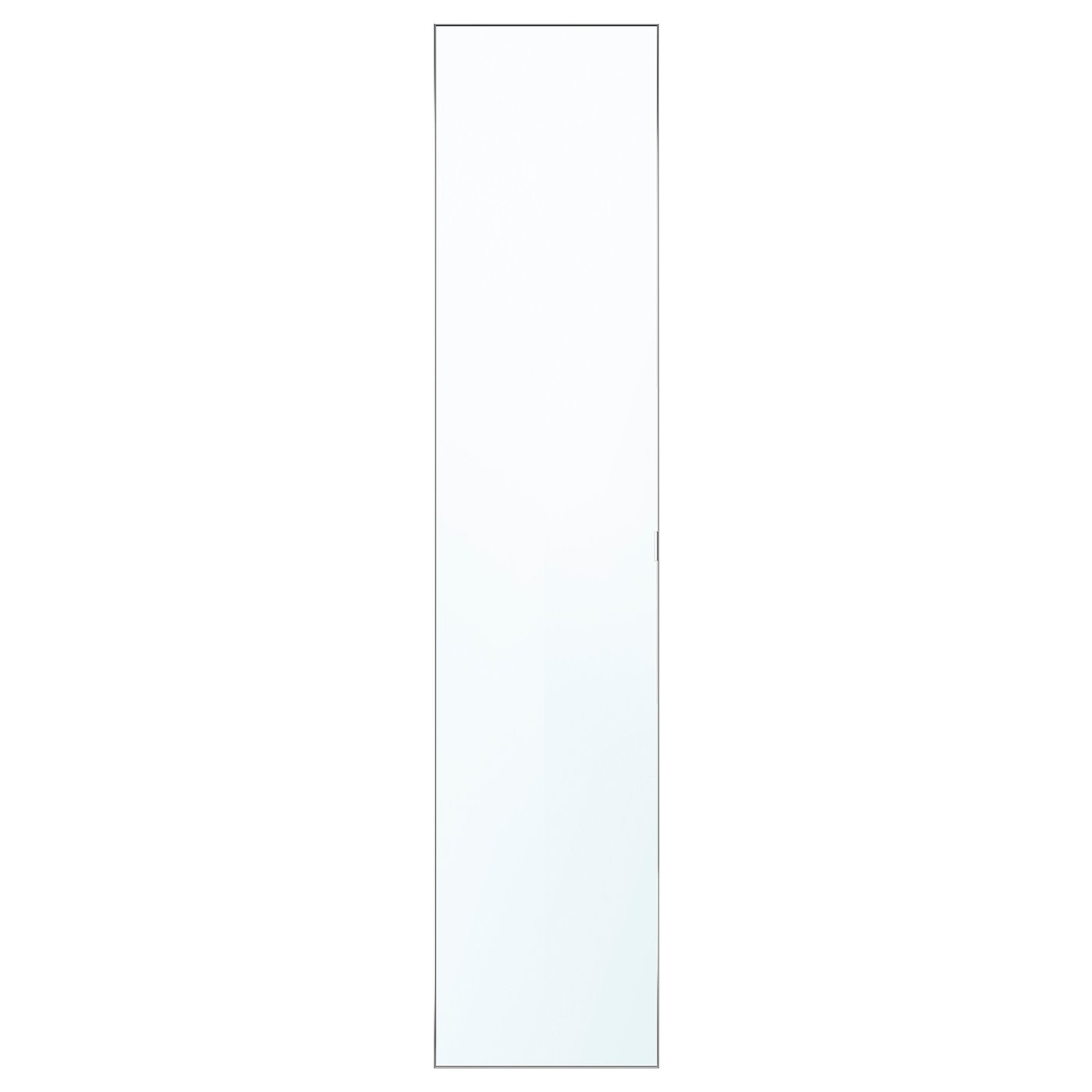 ÅHEIM door with hinges, mirror glass, 50x229 cm - IKEA Sweden
