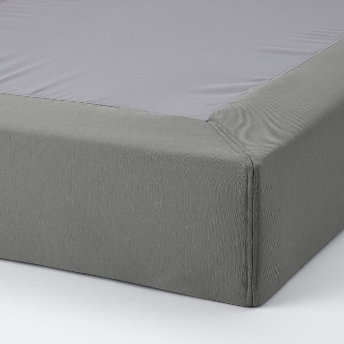 LYNGÖR sprung mattress base, dark grey, 180x200 cm - IKEA Sweden