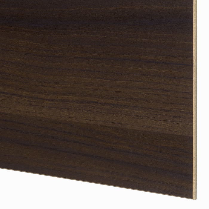 MEHAMN 4 panels for sliding door frame, dark brown oak effect/oak ...