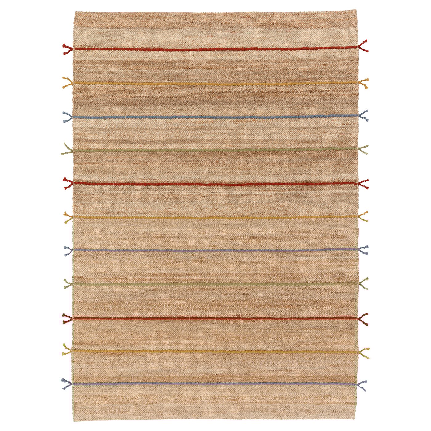 RAKLEV rug, flatwoven, handwoven/natural multicolour, 200x300 cm - IKEA ...