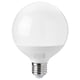 SOLHETTA LED bulb E27 1521 lumen, dimmable/globe opal white, 95 mm ...