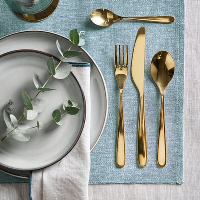 Cutlery Set - Cutlery - Cutlery Sets - Gold Cutlery Set - IKEA Sweden
