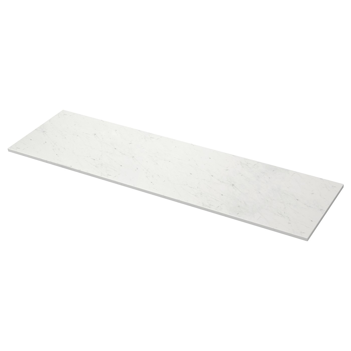 TOLKEN countertop, white marble effect/foliated board, 182x49 cm - IKEA ...