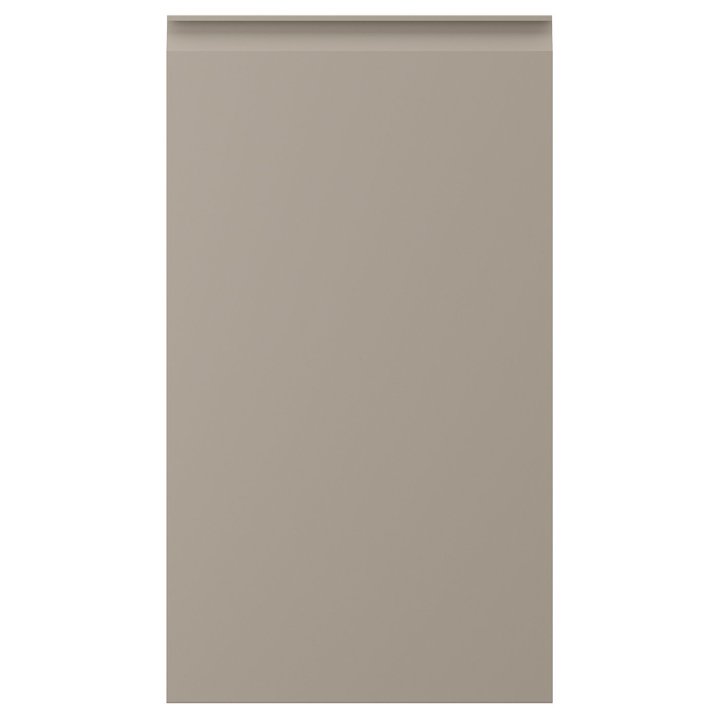 UPPLÖV front for dishwasher, matt dark beige, 45x80 cm - IKEA Sweden