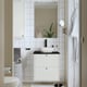 VINDELÄLVEN countertop wash-basin, white, 39x31 cm - IKEA Sweden