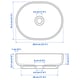 VINDELÄLVEN countertop wash-basin, white, 39x31 cm - IKEA Sweden