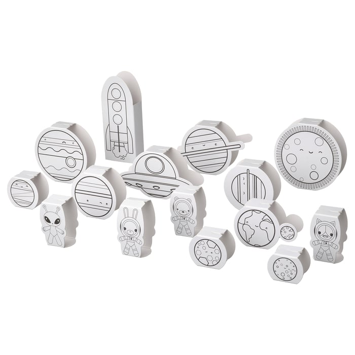 Rita & pyssla - Papper, pennor & kritor för barn - IKEA