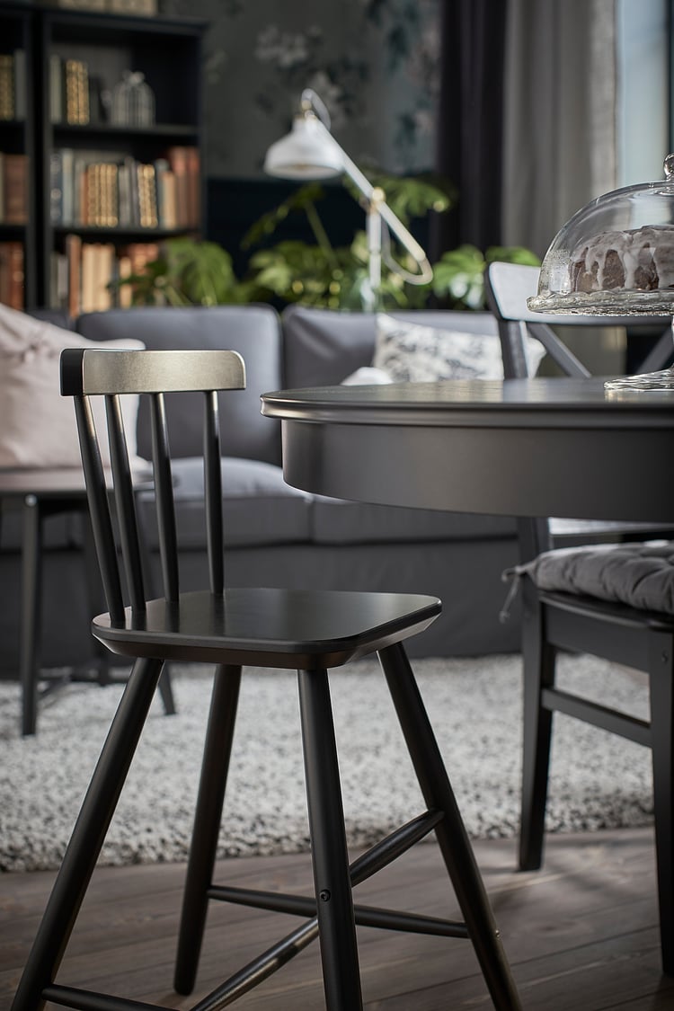AGAM Juniorstol, svart - IKEA