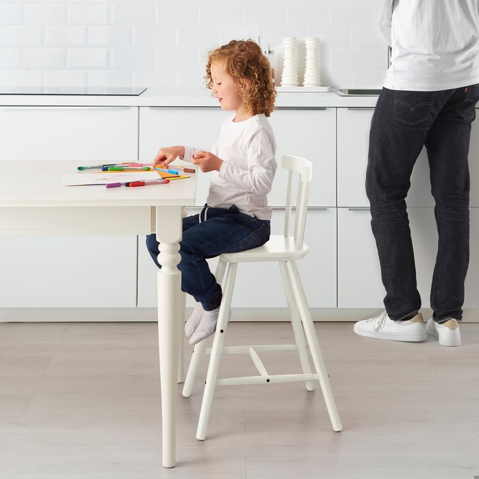 AGAM Juniorstol, vit - IKEA