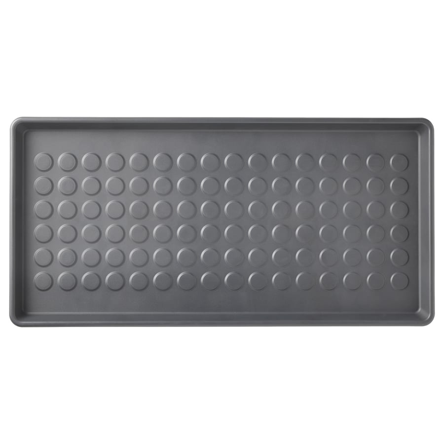 BAGGMUCK skomatta, inom-/utomhus/grå, 71x35 cm - IKEA