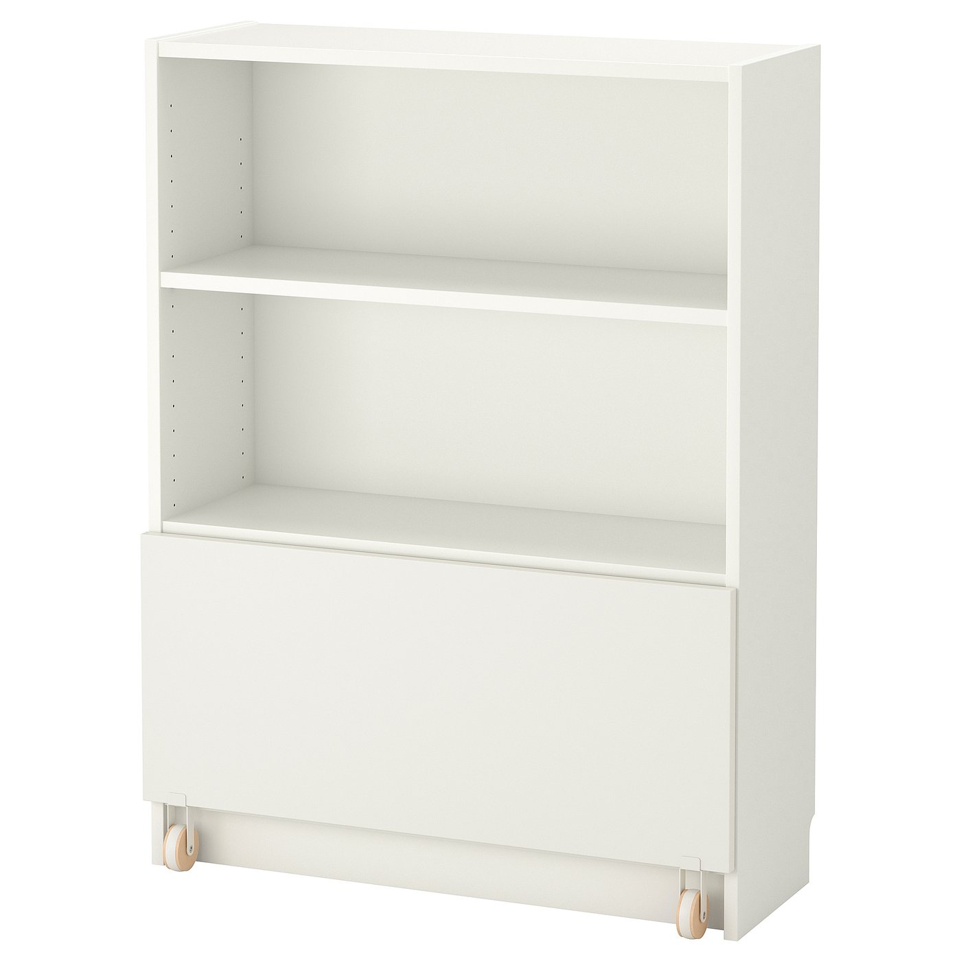 BILLY bokhylla med låda, vit, 80x30x106 cm - IKEA