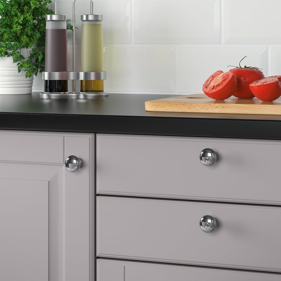 ENERYDA knopp, förkromad, 27 mm - IKEA