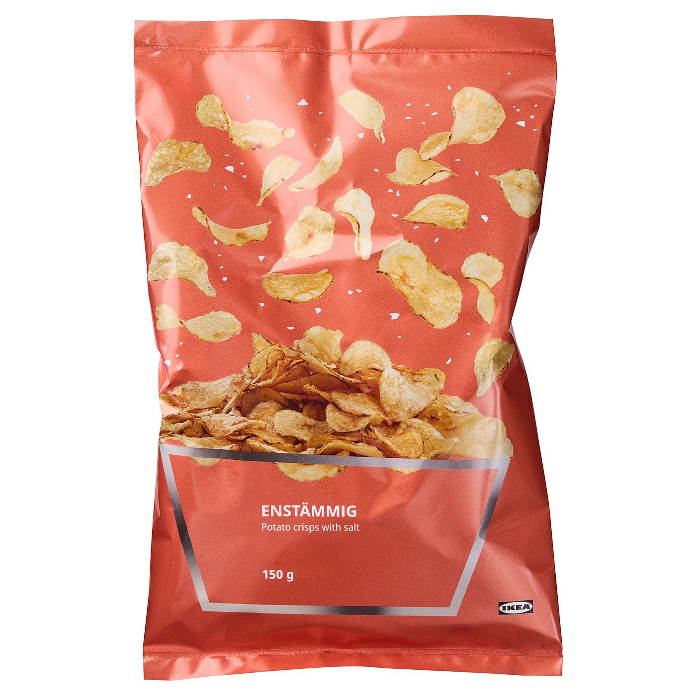 ENSTÄMMIG potatischips, saltade, 150 g - IKEA