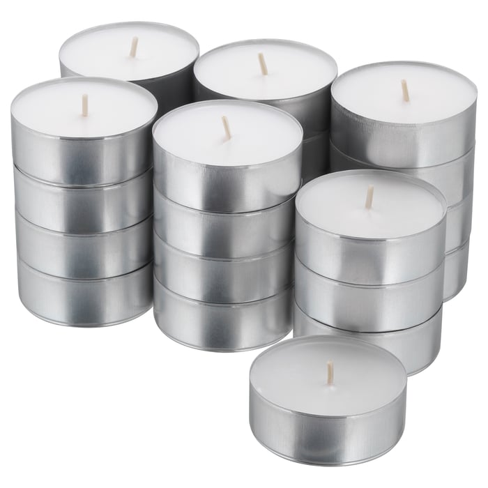 Stearinljus, blockljus & kronljus som är doftfria - IKEA