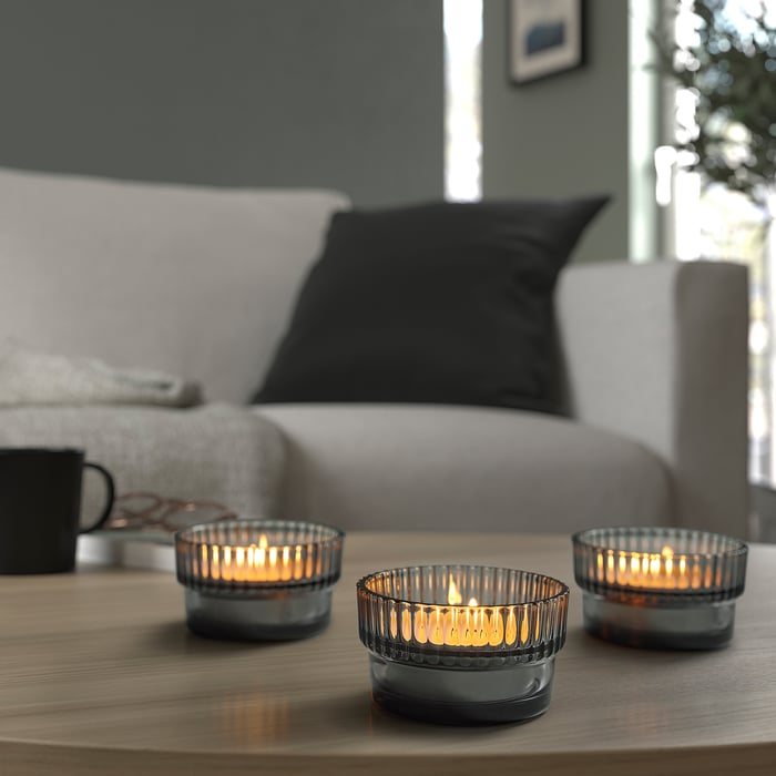 Stearinljus, blockljus & kronljus som är doftfria - IKEA