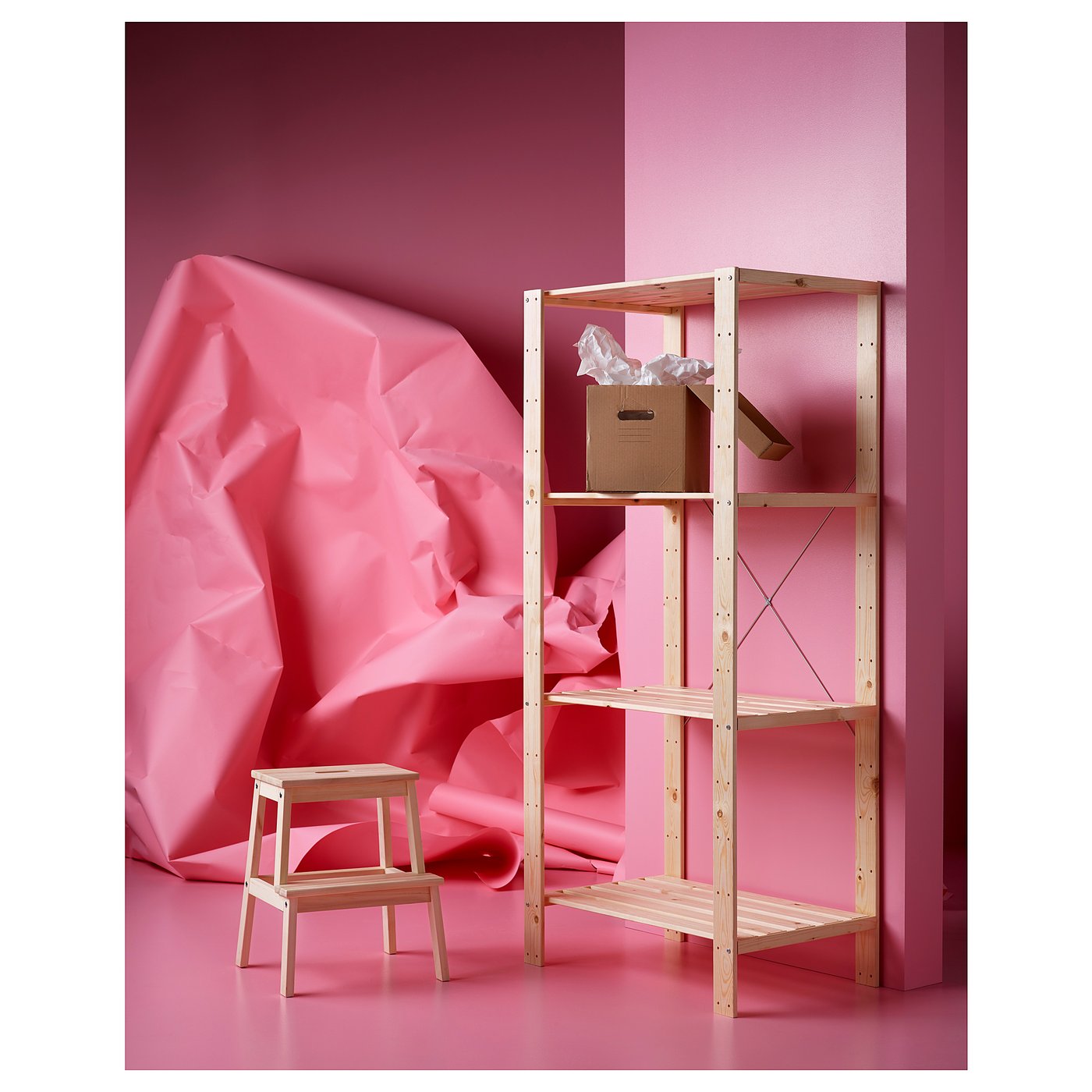 HEJNE 1 sektion, barrträ, 78x50x171 cm - IKEA