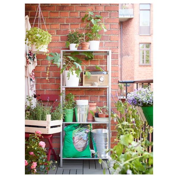 HYLLIS Hylla, inom-/utomhus förzinkad - IKEA