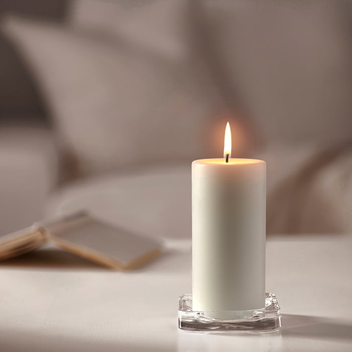 Stearinljus, blockljus & kronljus som är doftfria - IKEA