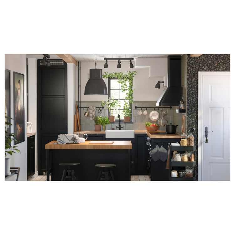 KARLBY Bänkskiva, ek, faner, 186x3.8 cm - IKEA