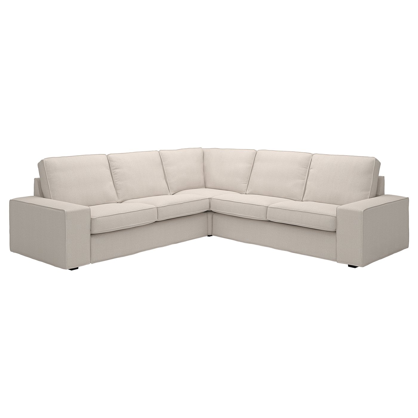KIVIK hörnsoffa, 4-sits, Tresund ljusbeige - IKEA