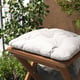 KUDDARNA stolsdyna, utomhus, ljust gråbeige, 36x32 cm - IKEA