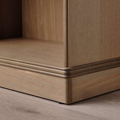 LANESUND bokhylla, gråbrun, 121x37x152 cm - IKEA