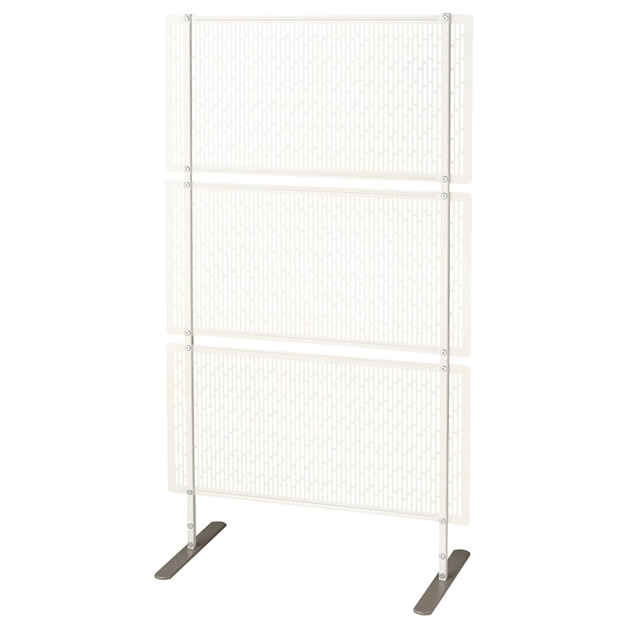 LUNGÖN insynsskydd, off-white inomhus/utomhus, 140x80x40 cm - IKEA