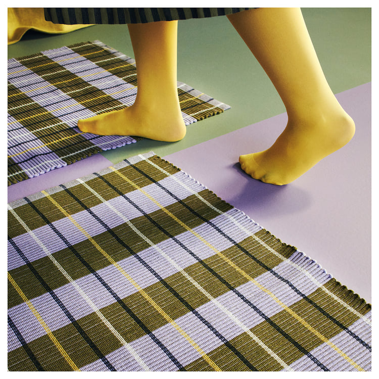 MÄVINN matta, randig flerfärgad, 60x90 cm - IKEA