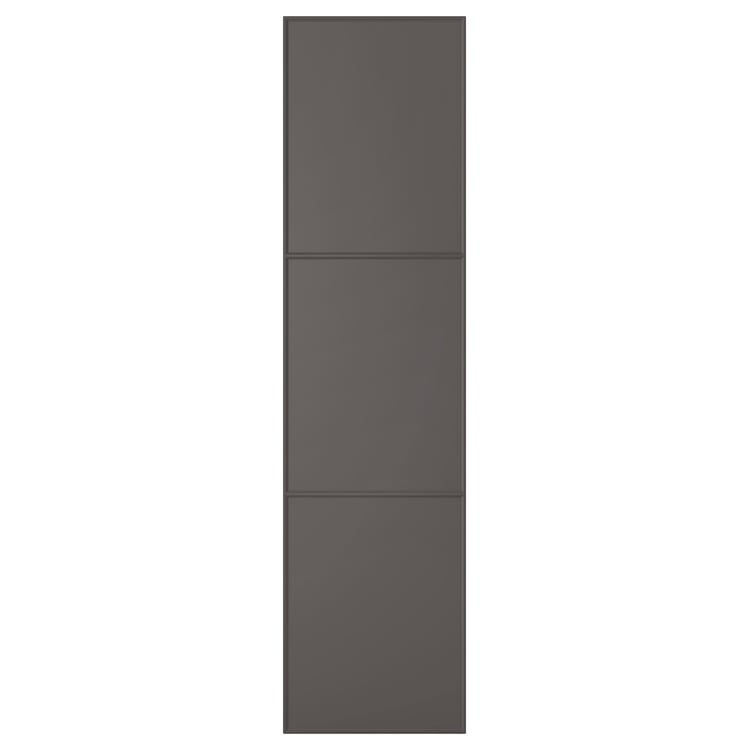 MERÅKER dörr med gångjärn, mörkgrå, 50x195 cm - IKEA