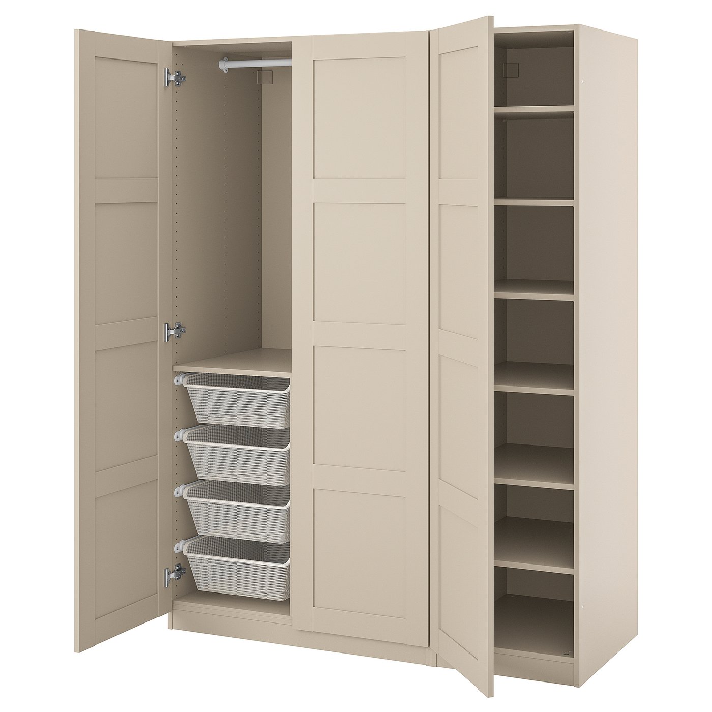 PAX BERGSBO Garderob Beige beige 150x60x201 Cm IKEA PAX BERGSBO Garderob Beige beige 150x60x201 Cm IKEA
