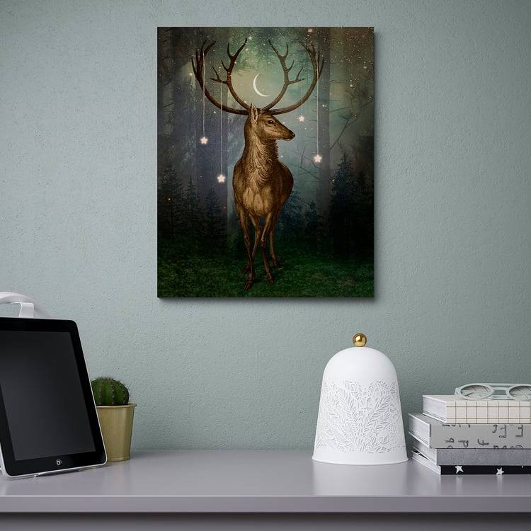 PJÄTTERYD Tavla, natt i skogen, 40x50 cm - IKEA