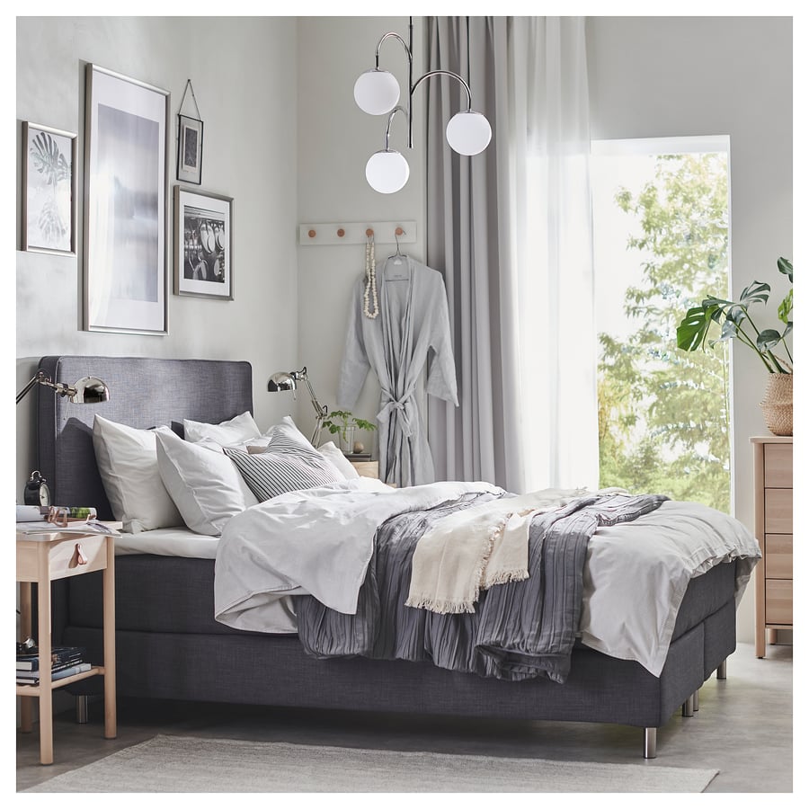 SIMRISHAMN Taklampa, 3-armad, förkromad, opalvit glas - IKEA