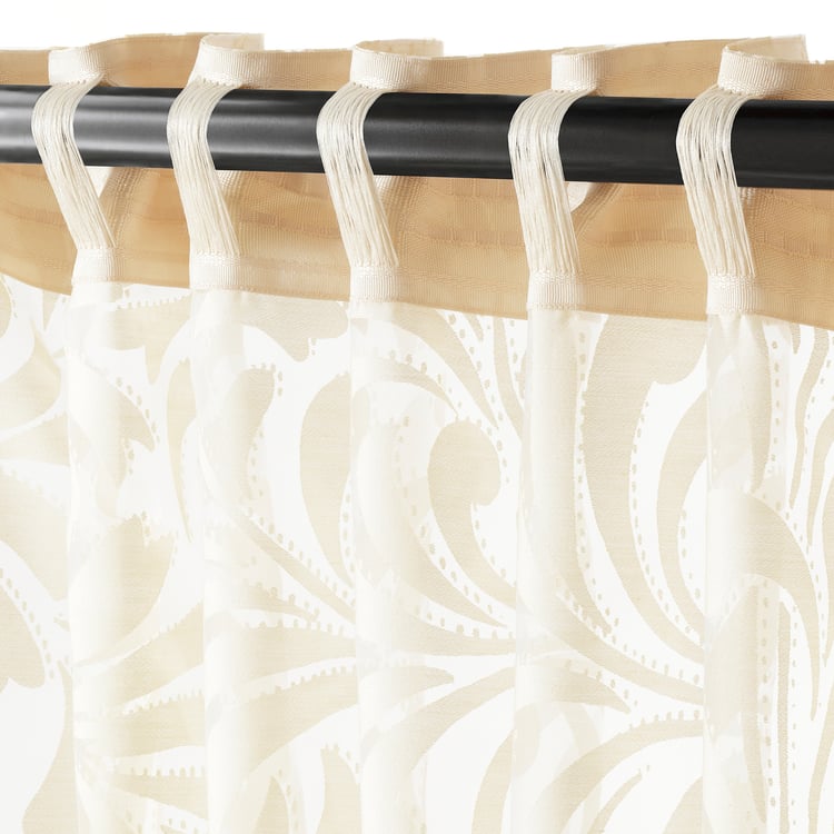 SKÄREFLY skira gardiner, 1 par, beige, 145x250 cm - IKEA