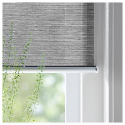 SKOGSKLÖVER Rullgardin, grå, 100x195 cm - IKEA