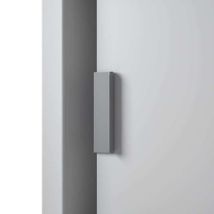 SPIKSMED mediahylla, ljusgrå, 117x32 cm - IKEA