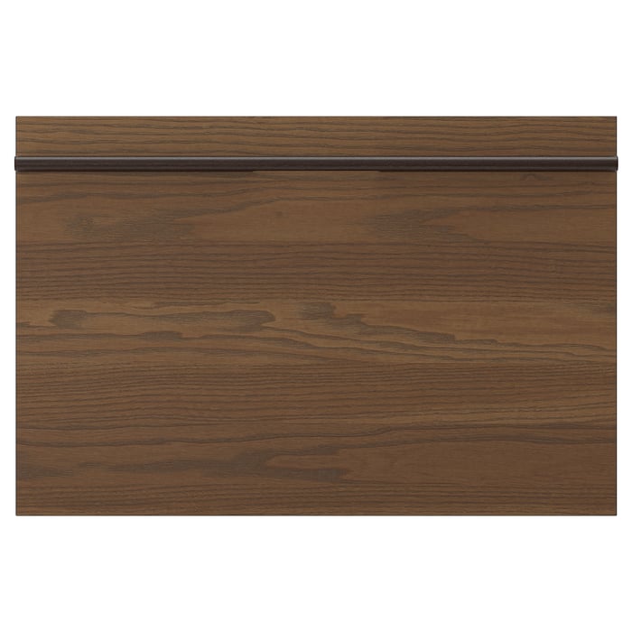 STENSTA lådfront, mörkbrun askfaner, 60x40 cm - IKEA