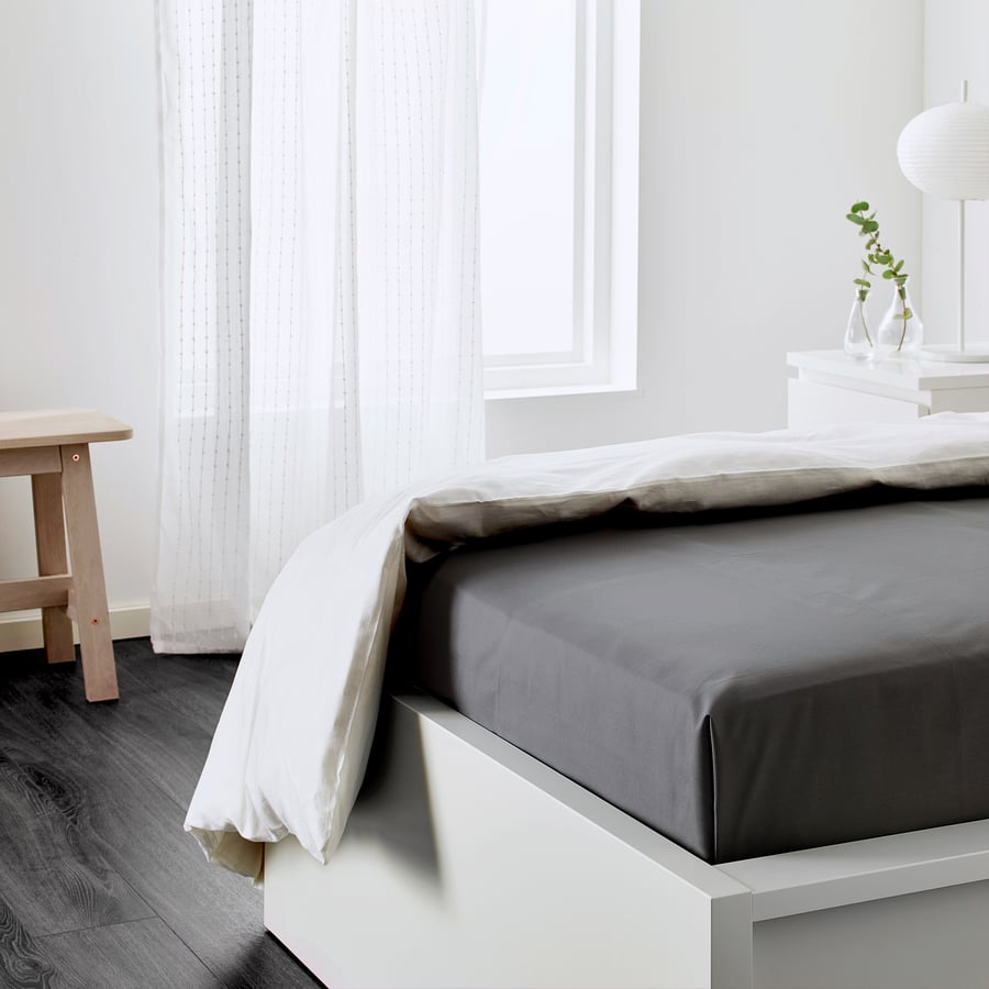 ULLVIDE Lakan, grå, 150x260 cm - IKEA